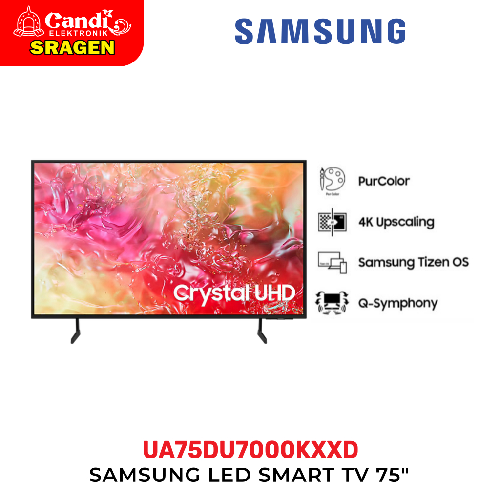 Jual SAMSUNG Smart TV 75 Inch Crystal UHD 4K - 75DU7000 ...
