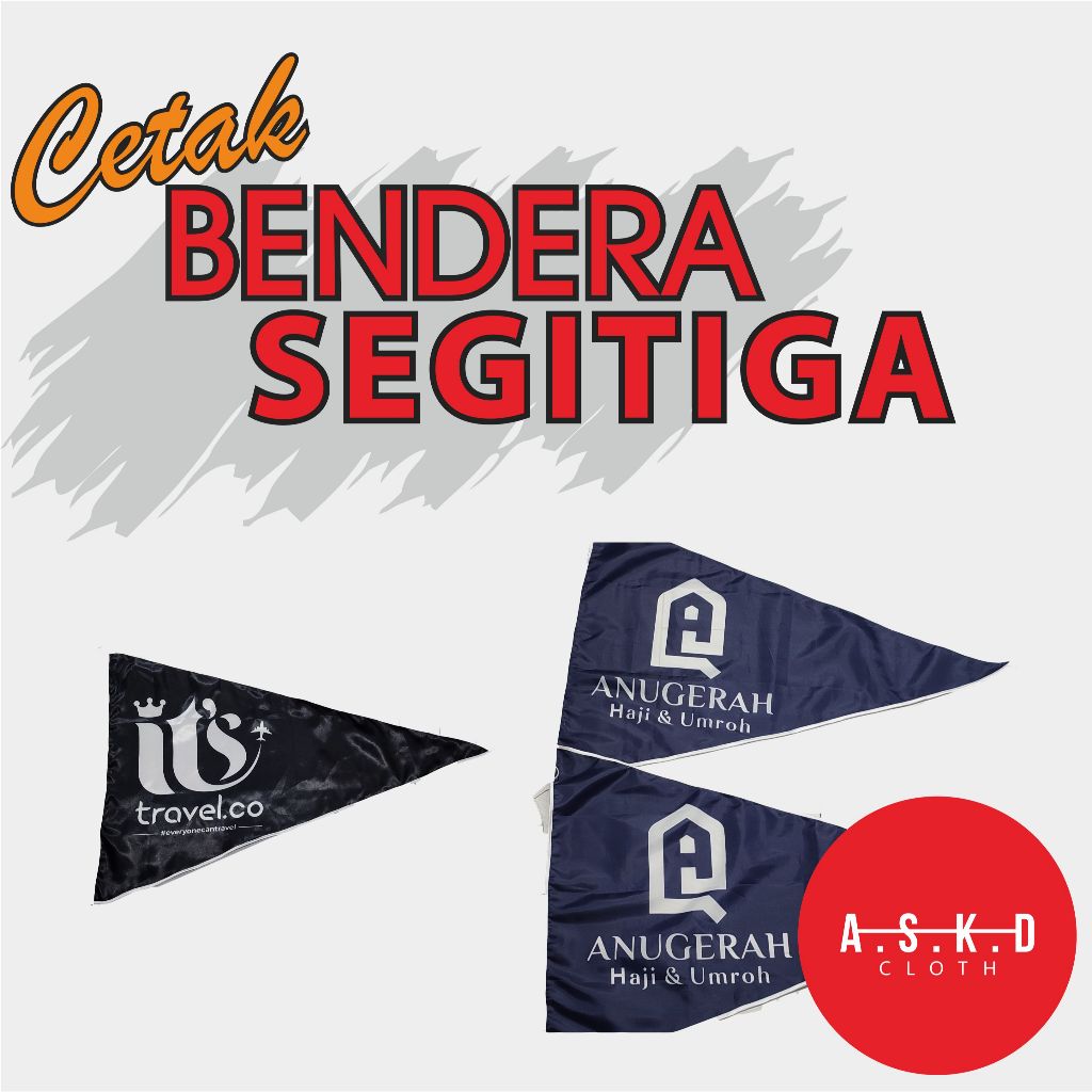 Jual Cetak Bendera Custom Segitiga BAHAN KAIN CEPAT LUSA KIRIM ...