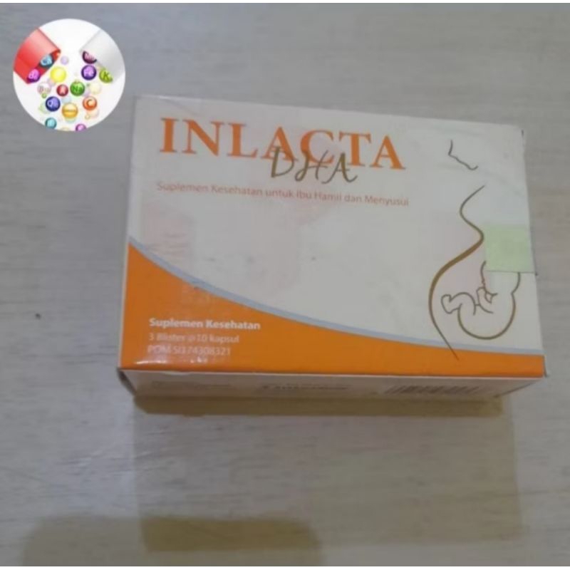 Jual Inlacta DHA 3 strip - @ 10 tablet | Shopee Indonesia