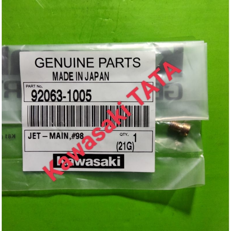 Jual Main jet 98 100 102 ninja 250 karbu. Original Kawasaki | Shopee ...