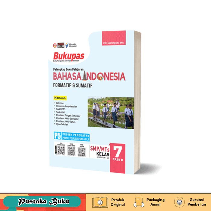Jual Bukupas Bahasa Indonesia SMP/MTs Kelas 7/VII Ringkasan Materi dan Latihan Soal Kurikulum ...