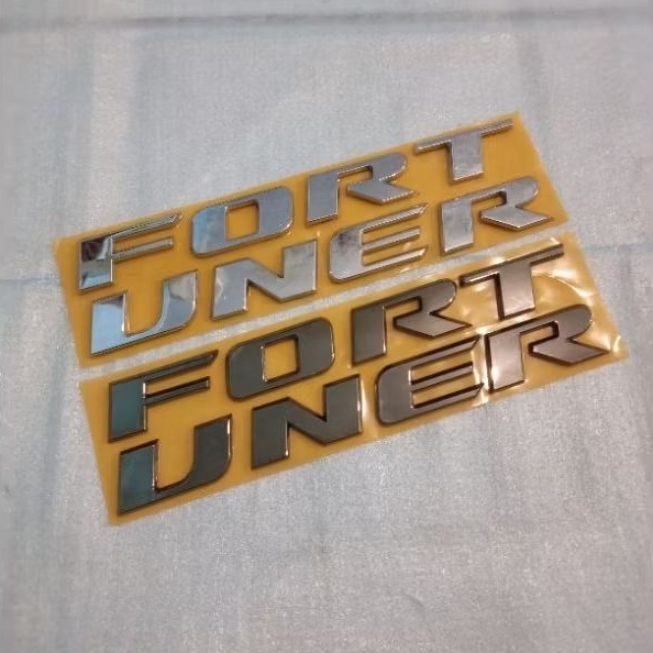 Jual emblem tulisan Fortuner original | Shopee Indonesia