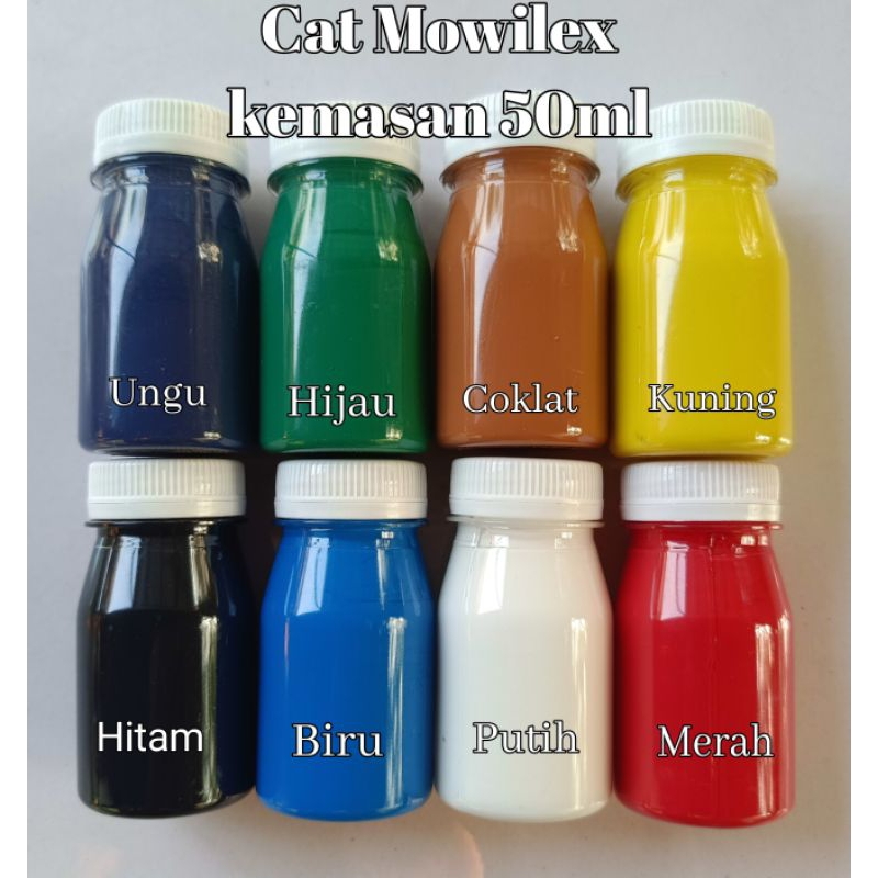 Jual Cat Mowilex kemasan 50ml | Shopee Indonesia