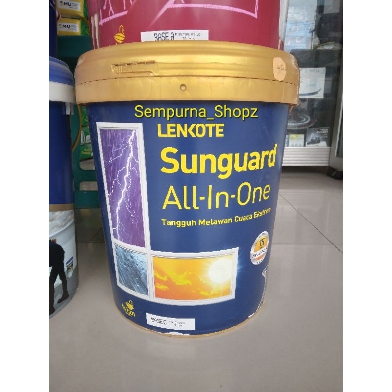 Jual Cat Lenkote Sunguard all in one 20 Liter Cat tembok exterior ...