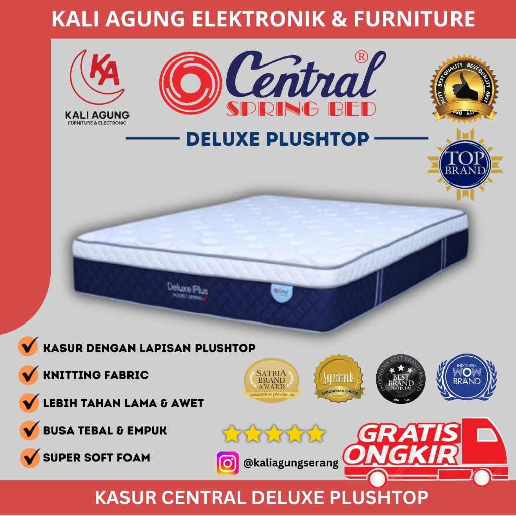 Jual KASUR SPRINGBED PLUSTOP / CENTRAL DELUXE PLUSTOP / KASUR POCKET ...