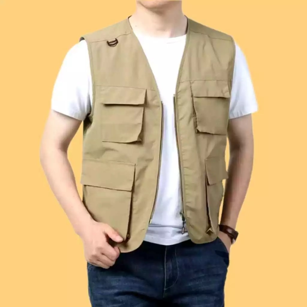 Jual Rompi Casual Unisex/Rompi Lapangan Outdor Multiungsi/Rompi Kegitan ...