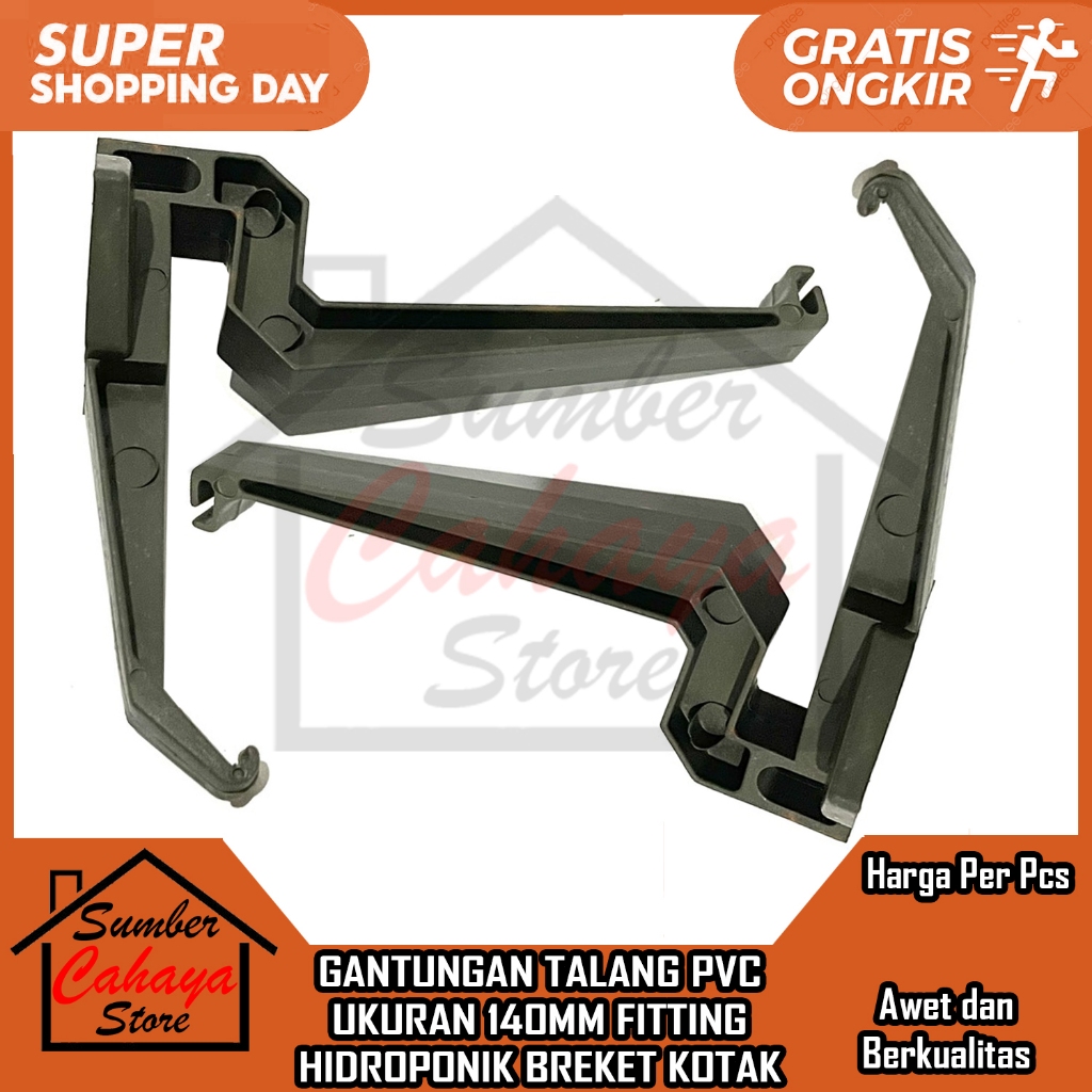 Jual Penyangga Sambungan Talang Pvc Kotak 4in Menyusuaikan Letak ...
