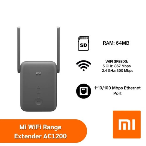Jual Xiaomi Mi WiFi Wireless Repeater Amplifier AC1200 | Penguat Sinyal ...