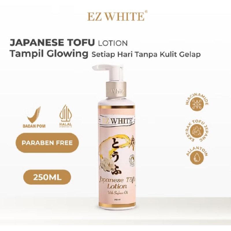 Jual EZ white Japanese Tofu Lotion 250 ml | Shopee Indonesia