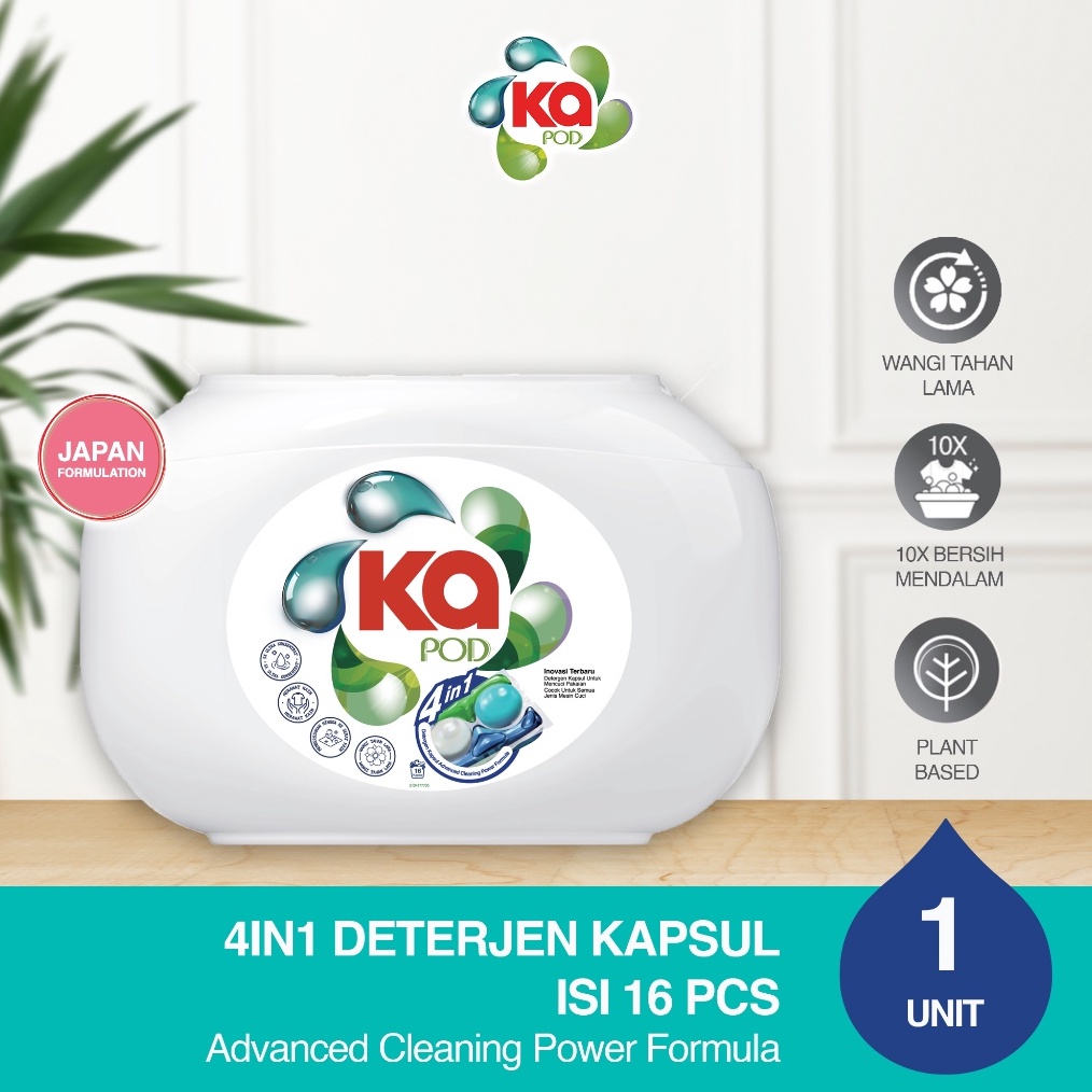 Jual Ka Pod 4in1 Detergen Kapsul Advanced Cleaning Power Forla Hard ...