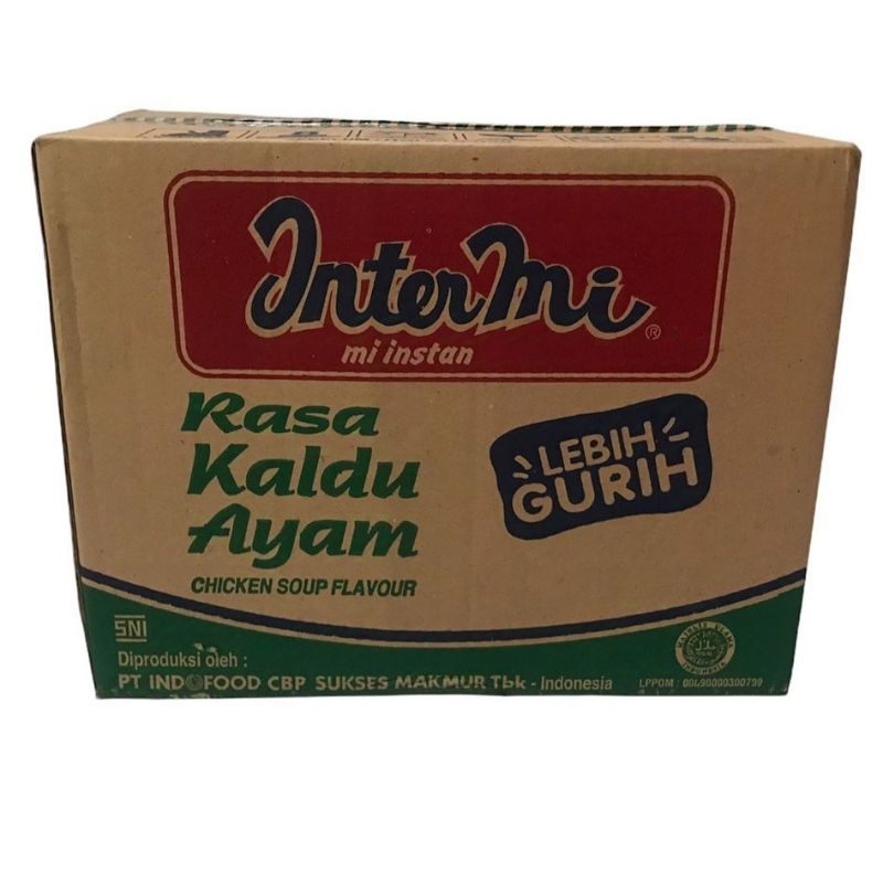Jual Intermi Intermie Mie Instan Rasa Kaldu Ayam 1 KARTON - chicken ...