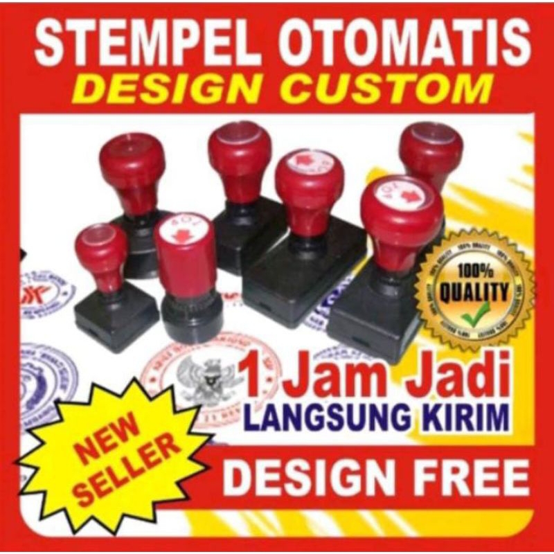 Jual STEMPEL OTOMATIS CUSTOM/STEMPEL WARNA/STEMPEL CUSTOM DESAIN SUKA-SUKA | Shopee Indonesia