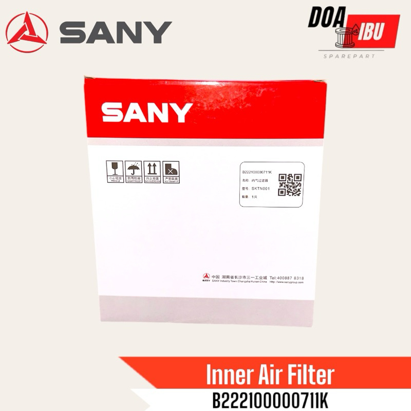 Jual Inner Air Filter B222100000711K SANY SY135C, SY215C, SY215H ...