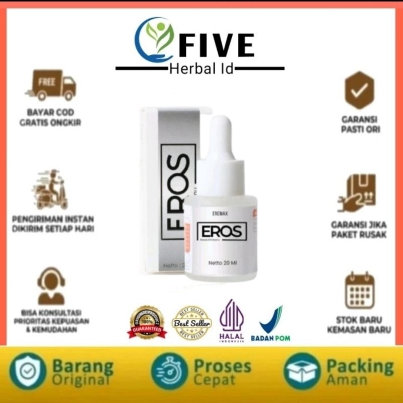 Jual Eros Eremax Obat Tetes Pria Asli Original | Shopee Indonesia