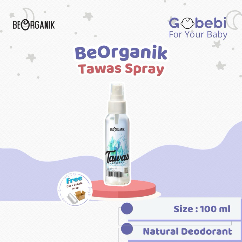 Jual Tawas Spray Beorganik Crystal & Natural Deodorant Spray 100 ml ...
