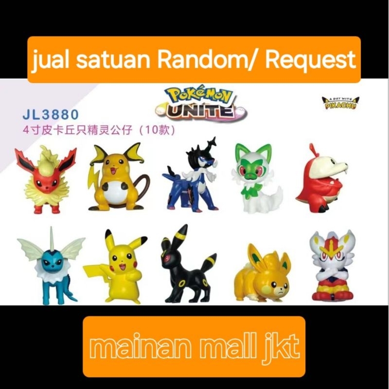Jual Pokemon figure jual satuan - mainan pokemon - action figure ...
