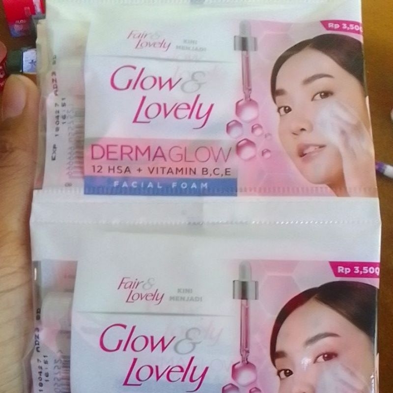 Jual Glow & Lovely Foam Sachet Renceng (12 Sachet) | Shopee Indonesia