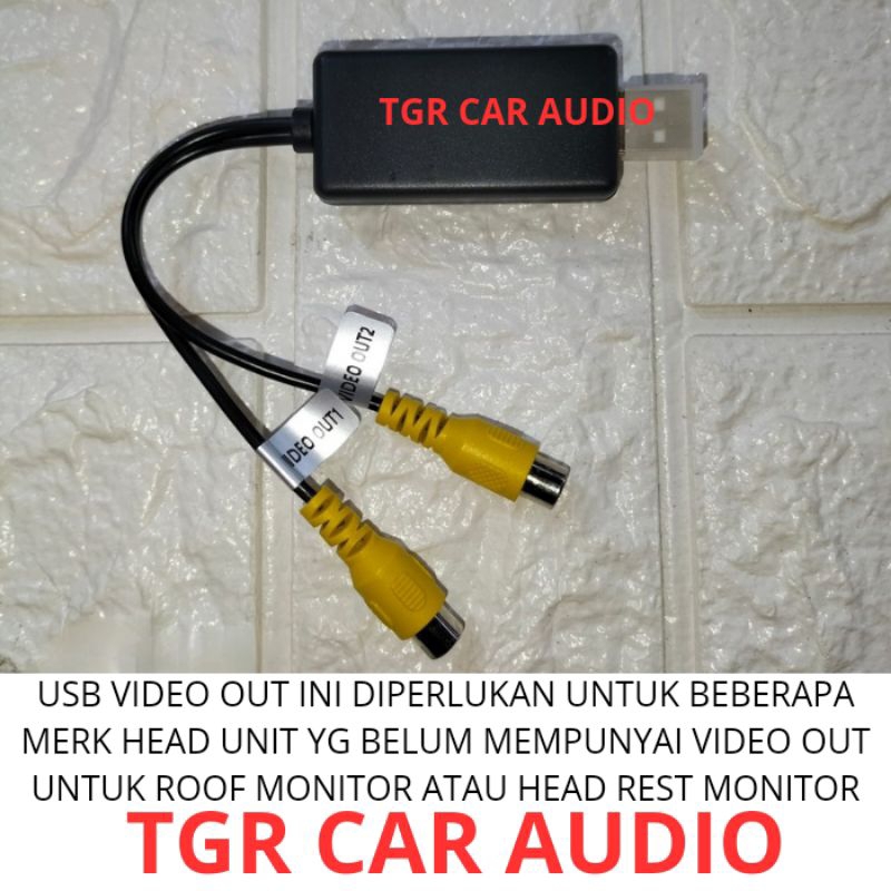 Jual usb video out head unit android untuk output headrest & roof ...