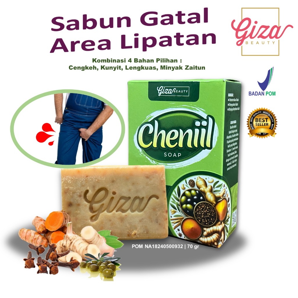 Jual Sabun Gatal Selangkangan Sabun Cheniil Giza Beauty Mencerahkan ...