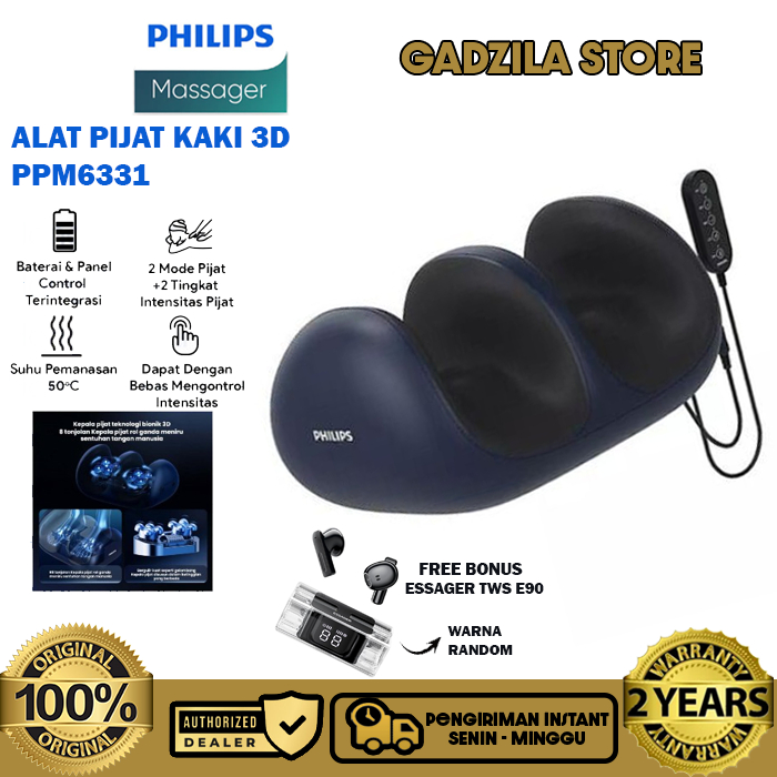 Jual Philips PPM6331 Massage Alat Pijat Pemijat Kaki Kompres Panas ...