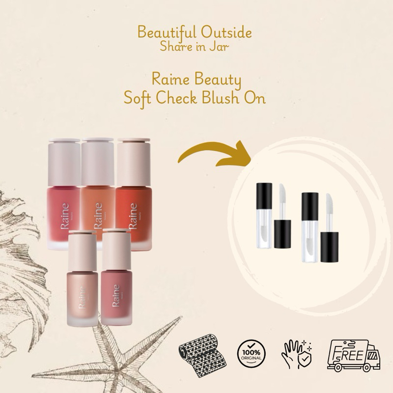 Jual Share in Jar Raine Beauty Soft Check Blush On | Shopee Indonesia