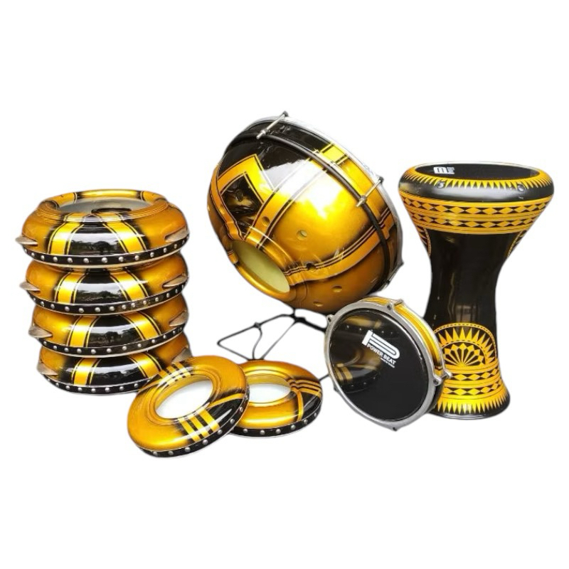 Jual Rebana Hadroh Hadrah Jepara Paket Komplit / Paket Motif Albanjari ...