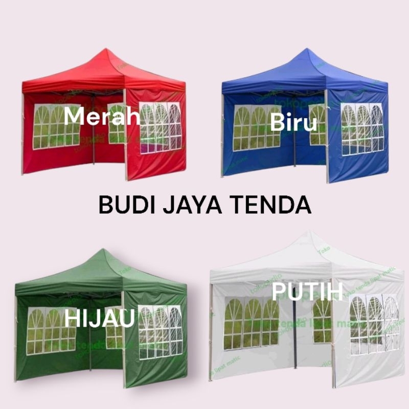 Jual TENDA LIPAT UKURAN 3X3 DINDING MOTIF JENDELA | Shopee Indonesia