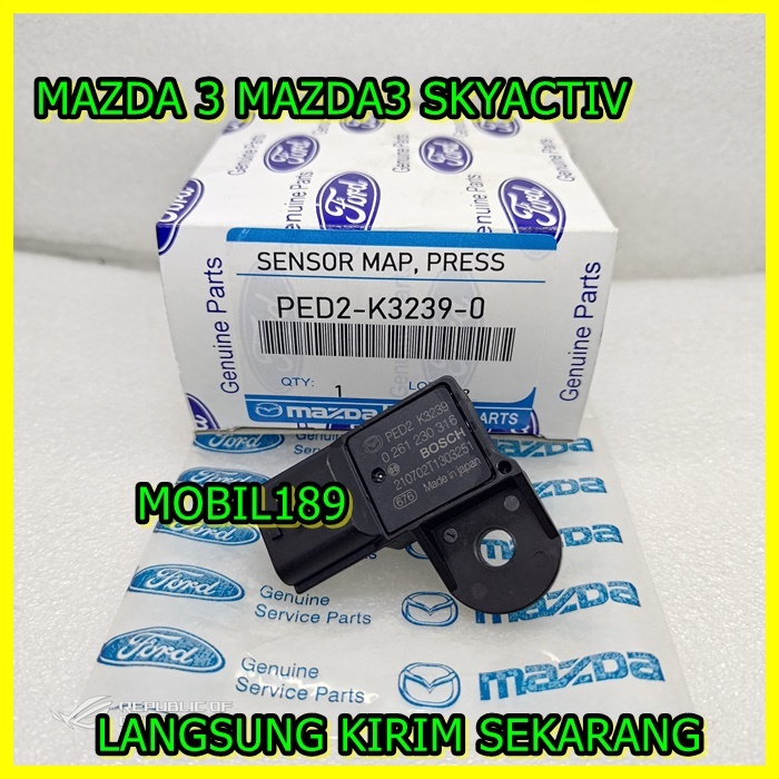 Jual SENSOR MAP PRESSURE BOOST UDARA MAF MAZDA 3 MAZDA3 SKYACTIV ...
