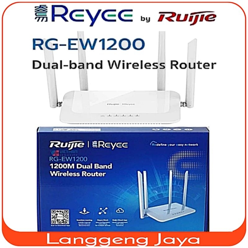 Jual Ruijie reyee RG-EW 1200mbps wireles dual band home ruter | Shopee ...