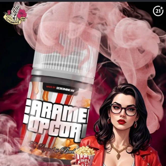Jual Screaming Inc Caramel Popcorn 60ML by Screaming.Inc | Shopee Indonesia