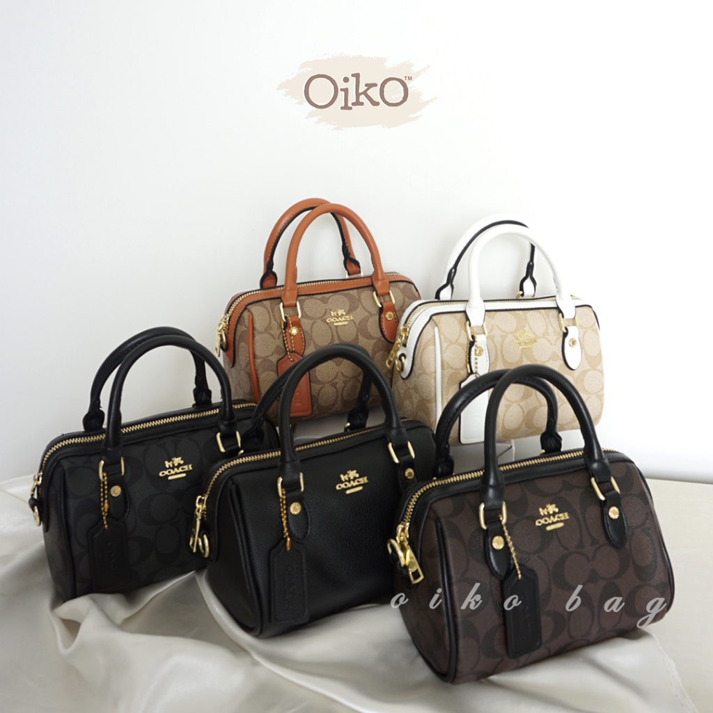 Jual COA CH SMALL SATCHEL SIGNATURE LEATHER SLING BAG (FREE DUST BAG ...