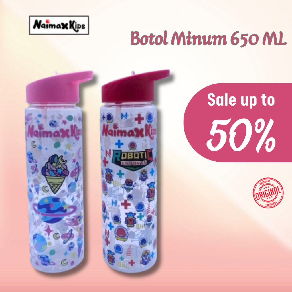 Jual Botol Minum Anak 650 ML BPA Free Naimax Kids | Shopee Indonesia