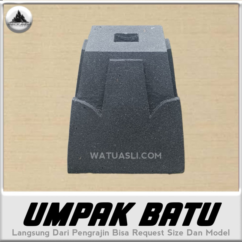 Jual Umpak Batu Asli Soko 15-20 Bawah 30cm Tinggi 30cm (Bisa Request ...