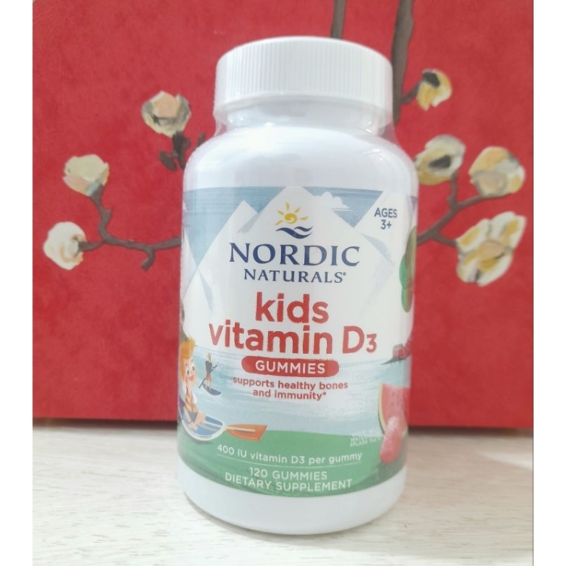 Jual Nordic Naturals Kids Vitamin D3 Anak 120 Gummis Wild Watermelon | Shopee Indonesia