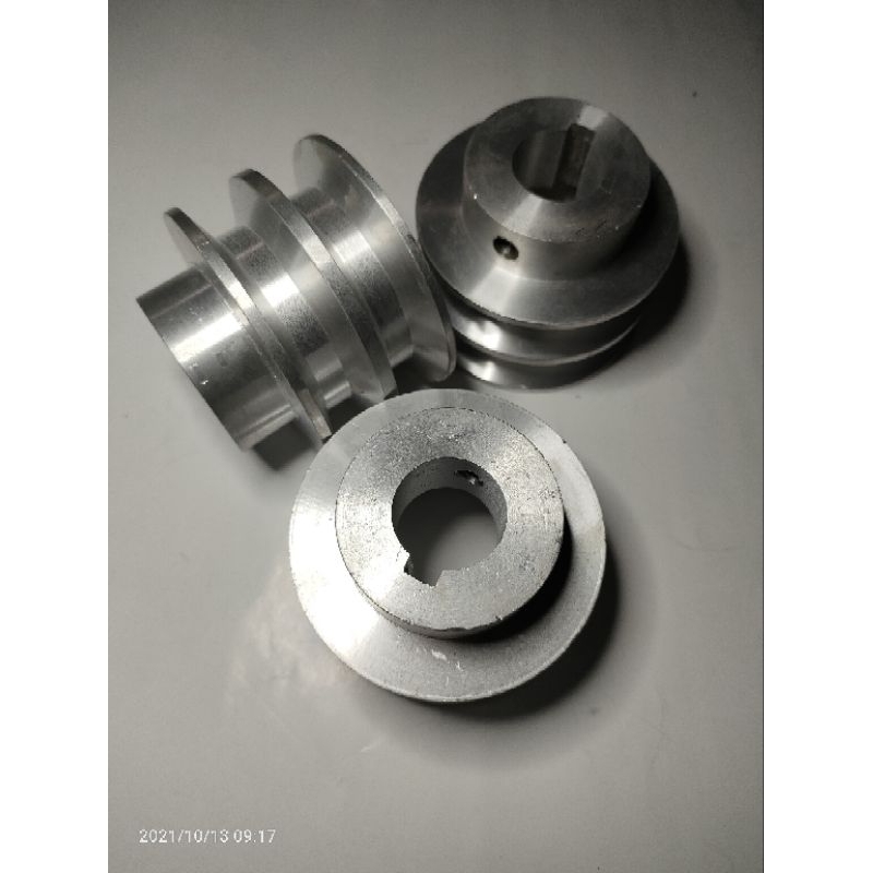 Jual Pullay pulley pully puli Alumunium 3,5 inch B2 lobang as fariatif ...