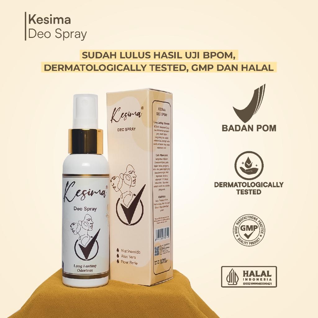 Jual Kesima Deodorant Spray Membantu Mengurangi Produksi Keringat ...