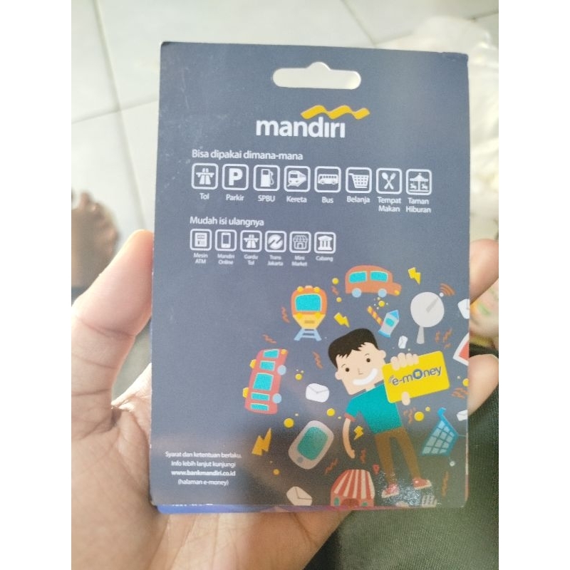 Jual E-Money Mandiri kartu toll | Shopee Indonesia