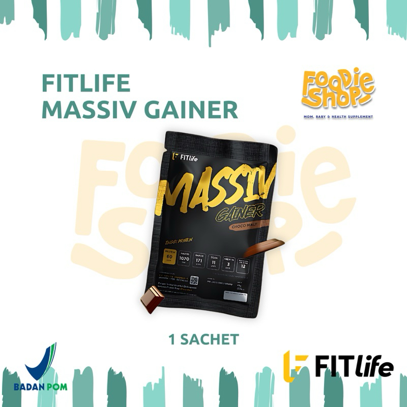 Jual Fitlife Massiv Gainer 1 Sachet (MPro Upgraded) | Shopee Indonesia