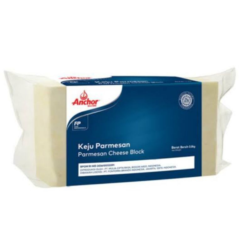 Jual Anchor Parmesan Blok Keju 800 g FROZEN(baca deskripsi) | Shopee ...
