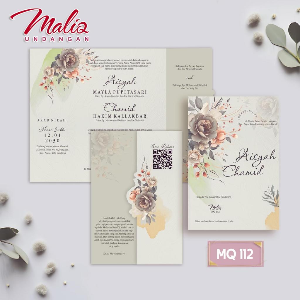 Jual Maliq 112 Blanko Undangan | Undangan Murah | Blangko Undangan ...