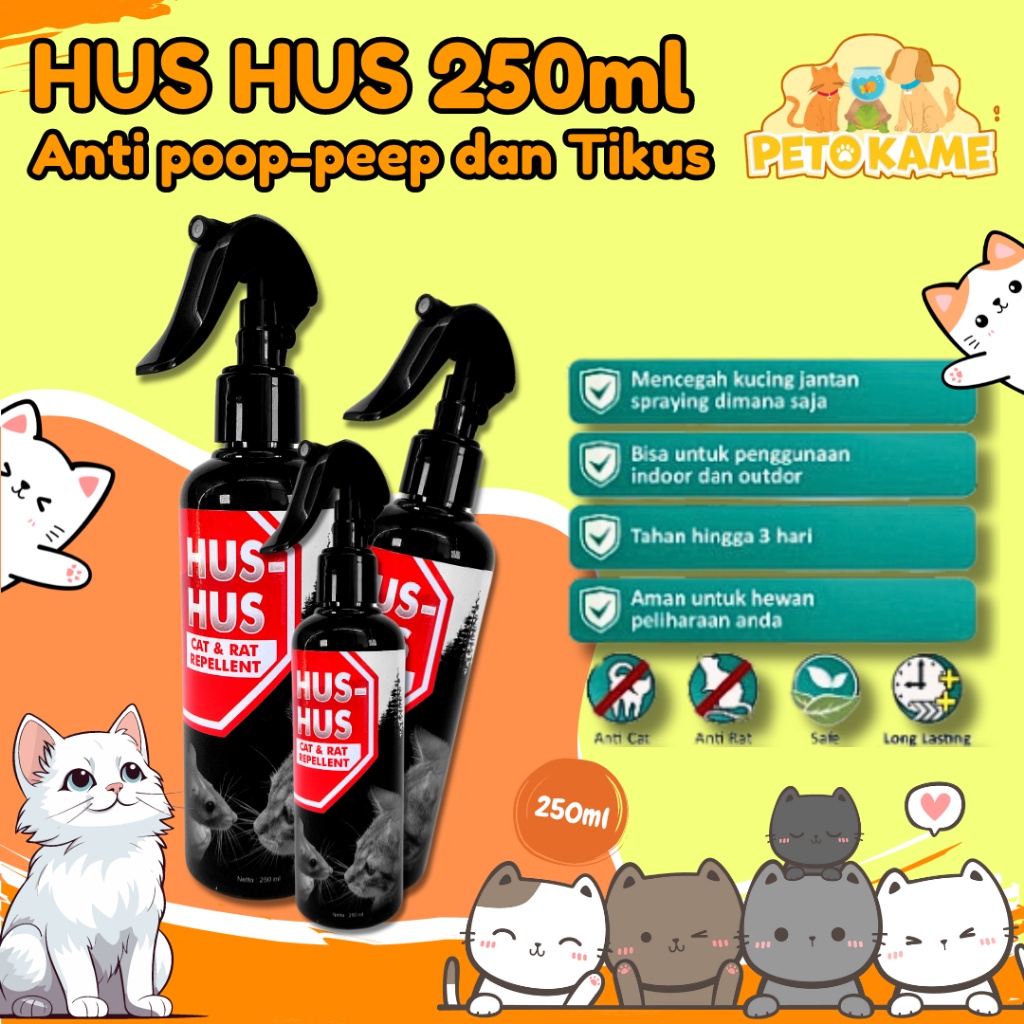 Jual HUS HUS 25 ML Anti Buang Kotoran Sembarangan Pengusir Tikus RAT ...