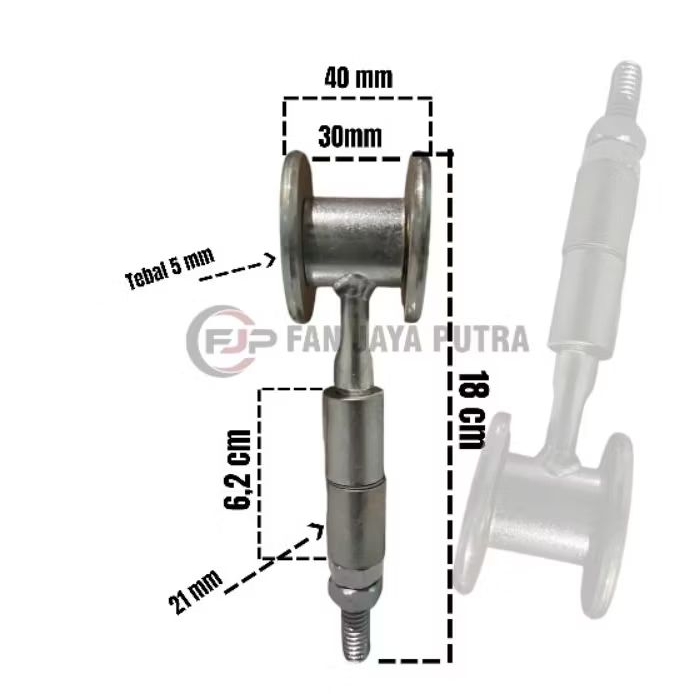 Jual Roda Atas Handerson Polos Rel Besar | Roda Atas Pintu Handerson ...