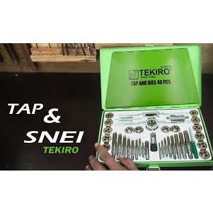 Jual Baru Sampai PAKET ALAT TAP BAUD SET Hand Taps and Dies Set TEKIRO ...