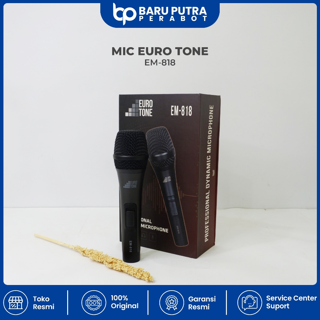 Jual Mic EURO TONE EM-818 Microphone / Mikrofon Kabel EM 818 | Shopee ...