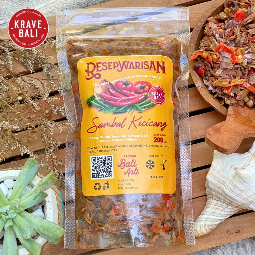 Jual Krave Bali Sambal Kecicang / Kecombrang 200 gr - Sambal Khas Bali ...