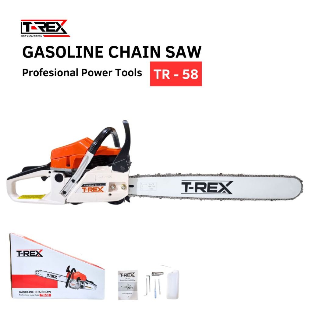 Jual Mesin Potong Kayu 58 CC Mesin sinso senso Chainsaw 2Tak 22inch ...