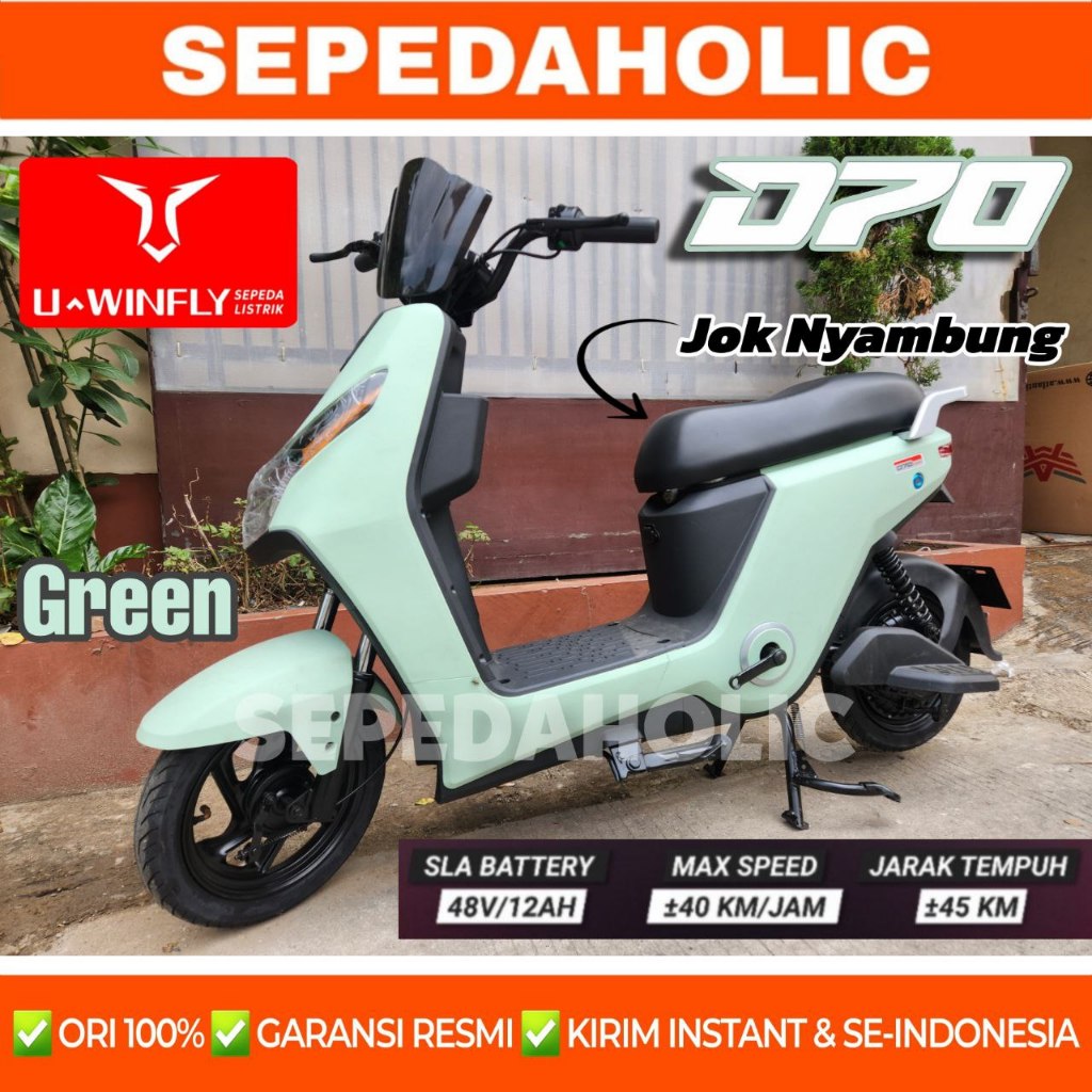 Jual Sepeda Listrik UWINFLY D70 / D75 450 Watt Electric E Bike | Shopee ...