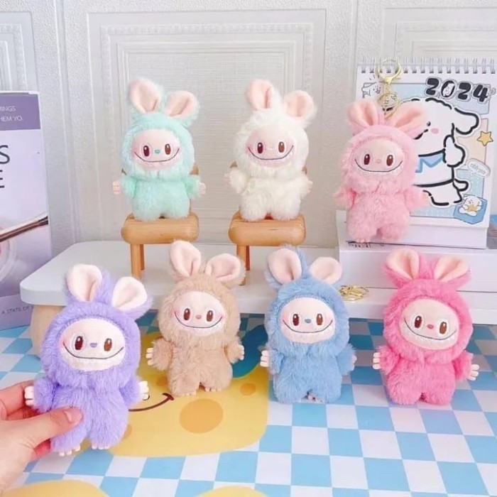 Jual LABUBU Gantungan Kunci Labubu Karakter Ganci Tas Motor Mainan Anak ...