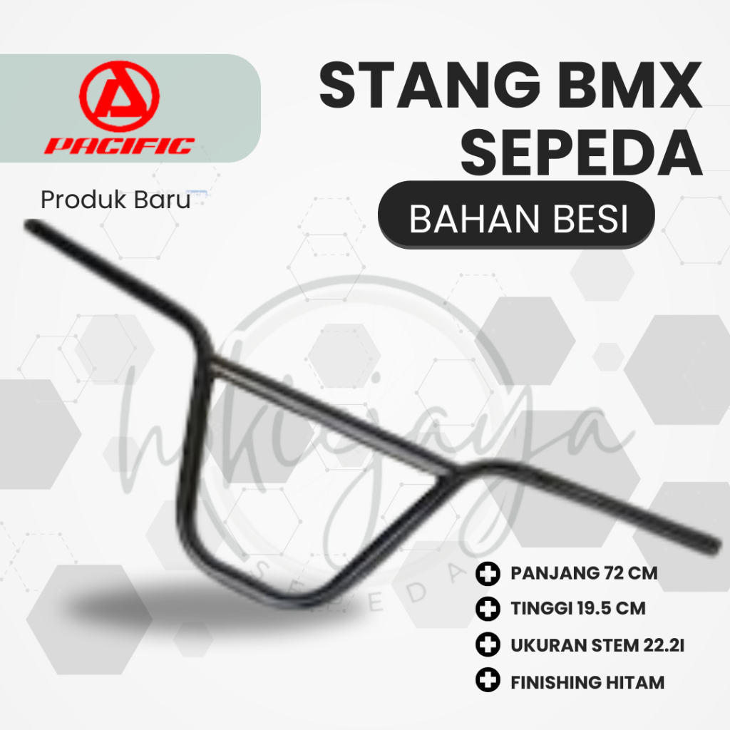 Jual Stang handle bar sepeda BMX ukuran 20 warna hitam Bahan besi ...