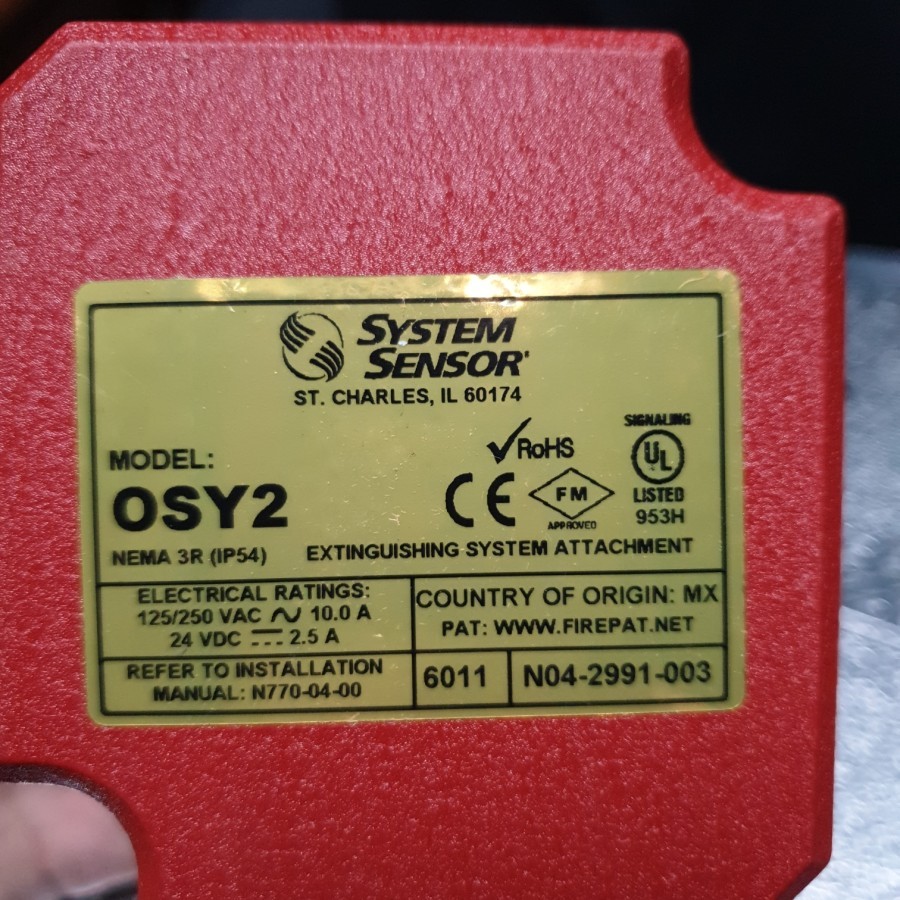 Jual SUPERVISORY SWITCH OSY2 S000760031 - SYSTEM SENSOR | Shopee Indonesia